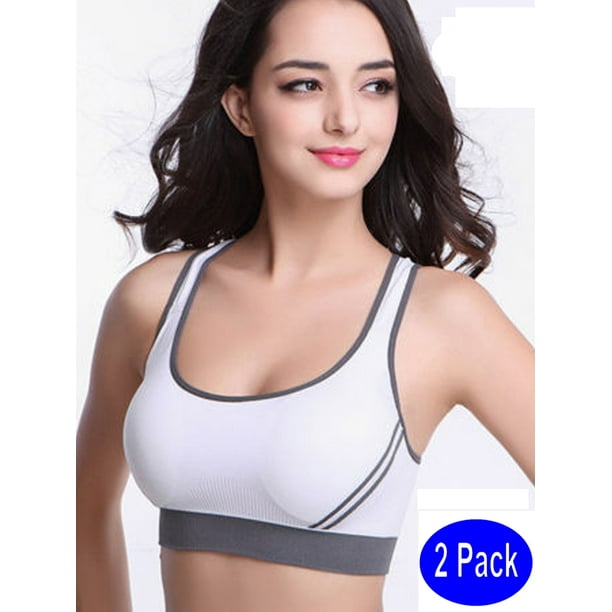 Lelinta Womens Sports Bras Removable Padded Low Support For Workout