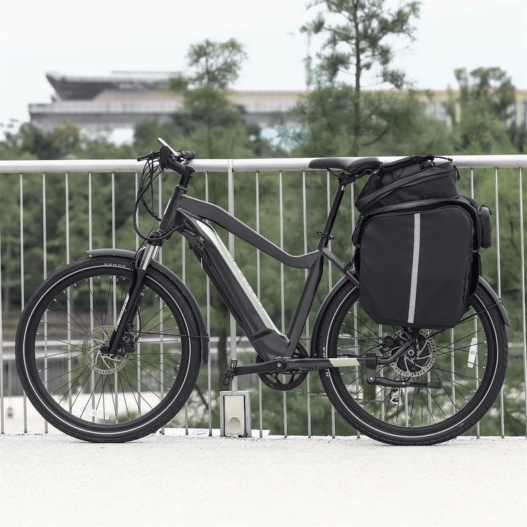 Reflective Bike Bag MAXFOOT 43L Waterproof Bag With Rain Cover - 8 ...