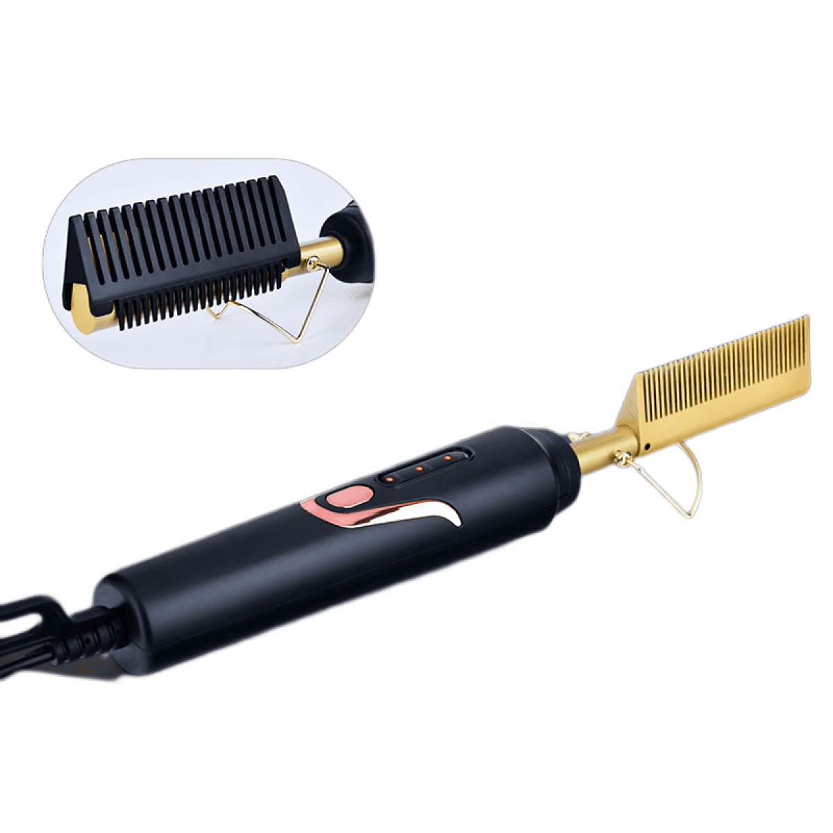 Rush Professional Heat Ceramic Press Comb for Hair, Straightener High ...