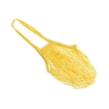Uxcell Cotton Mesh Bag, 14.96x12.2" Long Handle Reusable Mesh Net ...