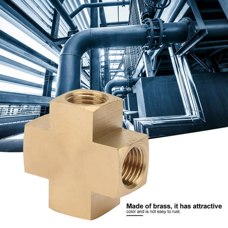 AMONIDA 4 Way Pipe Connector 4 Way Tube Fitting 4 Way Pipe Fitting Non ...