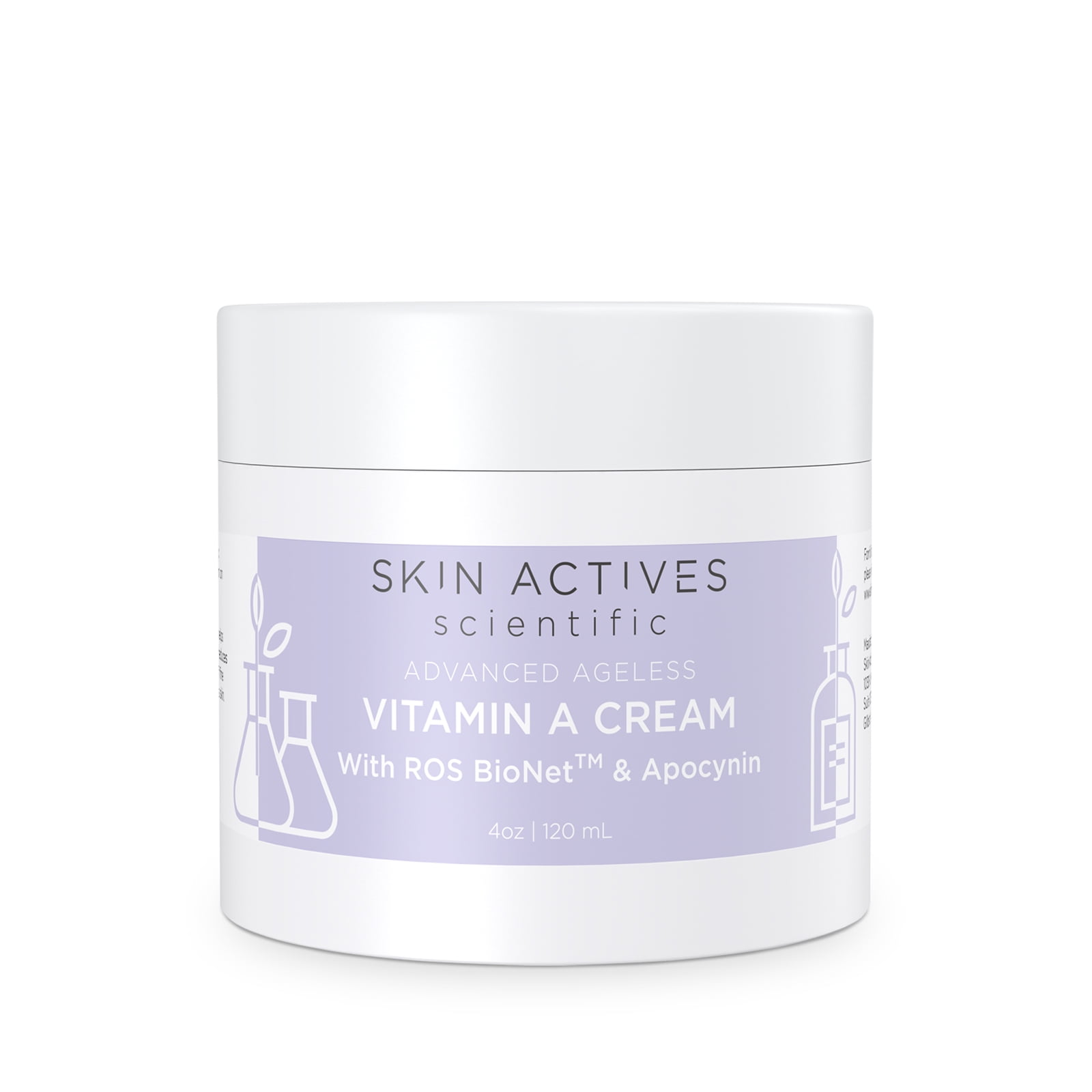 Skin Actives Scientific Advanced Ageless Vitamin A Cream 4 Oz