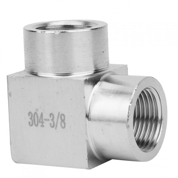 AVEKI BSPP Double Female Thread Elbow Connector Right Angle Pipe ...