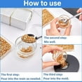 1box 1 Box Crushed Glass Glitter Irregular Broken Gold Shards Crush ...