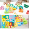 Shape Matching Blocks Wooden Puzzle Early Learning Toys for Girl ...