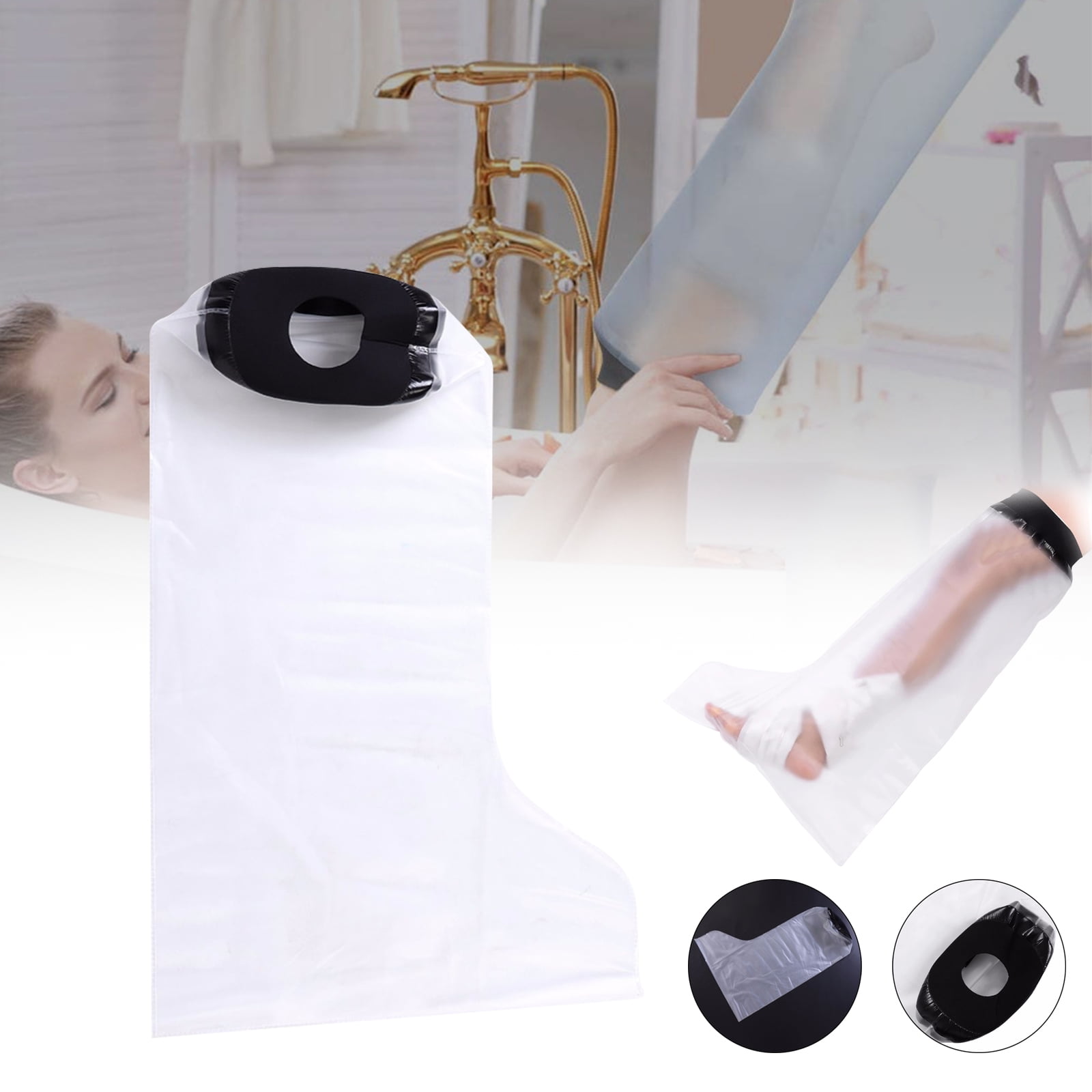 TWSOUL Adult Leg Waterproof Plaster Cast & Dressing Cover Protector Leg ...