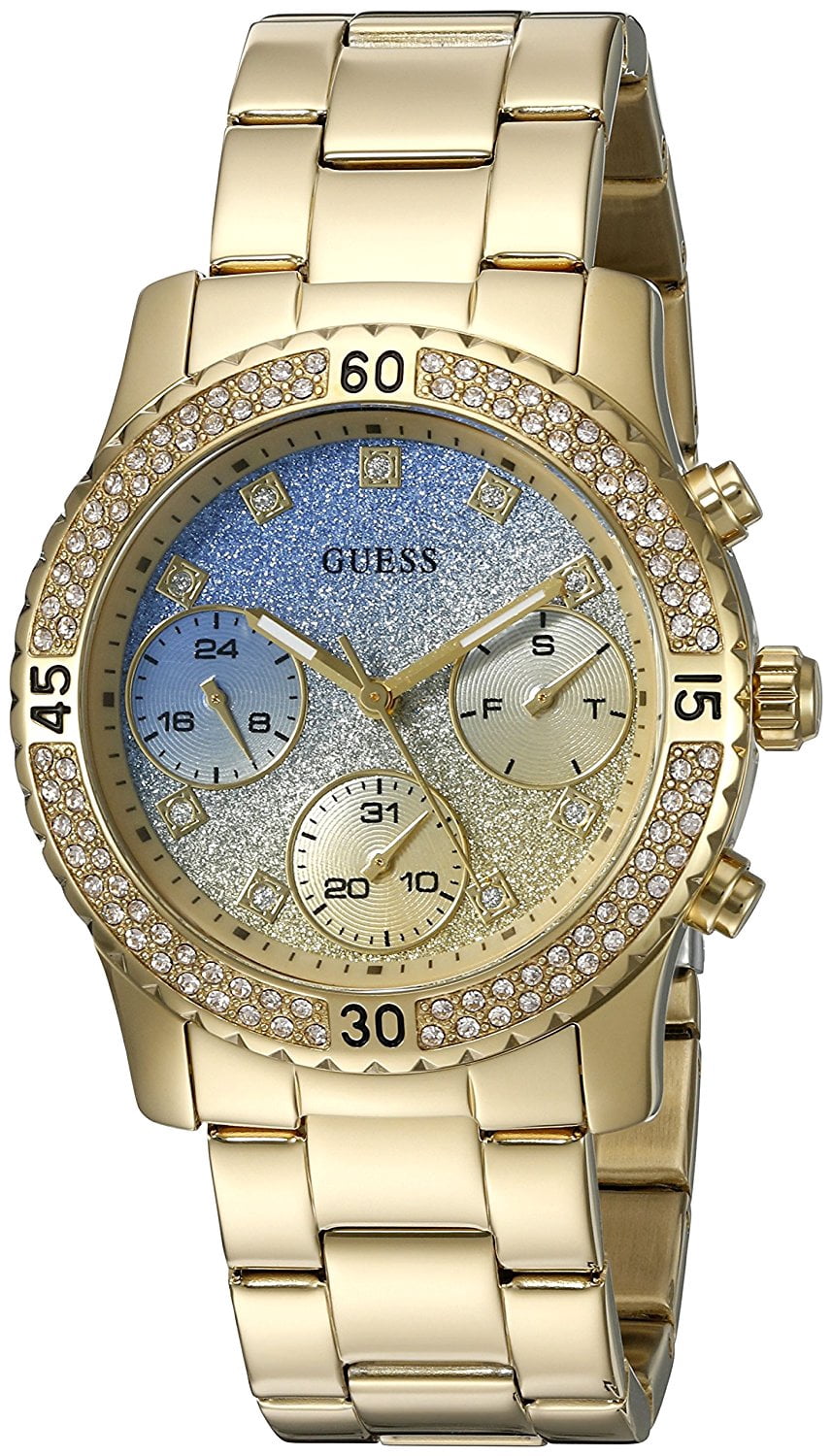 GUESS Women's Gold-Tone Chronograph Watch U0774L2 - Walmart.com