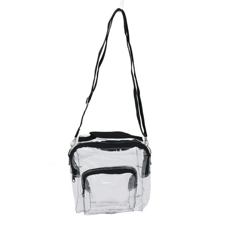 Clear Shoulder Bag, Clear Messenger Bag Visible Inside For Shopping ...