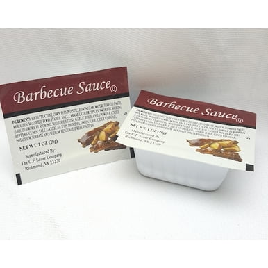 Sauer Foods Barbecue Sauce, 1 Ounce Cup - 100 Per Case - Walmart.com