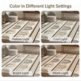 ODIKA 4'x6' Washable Area Rug Stain Resistant, Low Pile, Easy Care ...