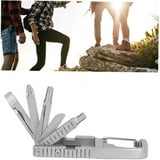 12 in 1 Folding Multi-Tool Keychain - Portable Handheld Multitool with ...