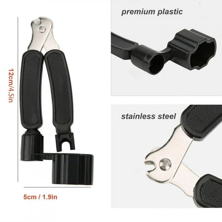 POCREATION Guitar String Guitar String Winder Guitar Repair Tool 3 In 1 ...