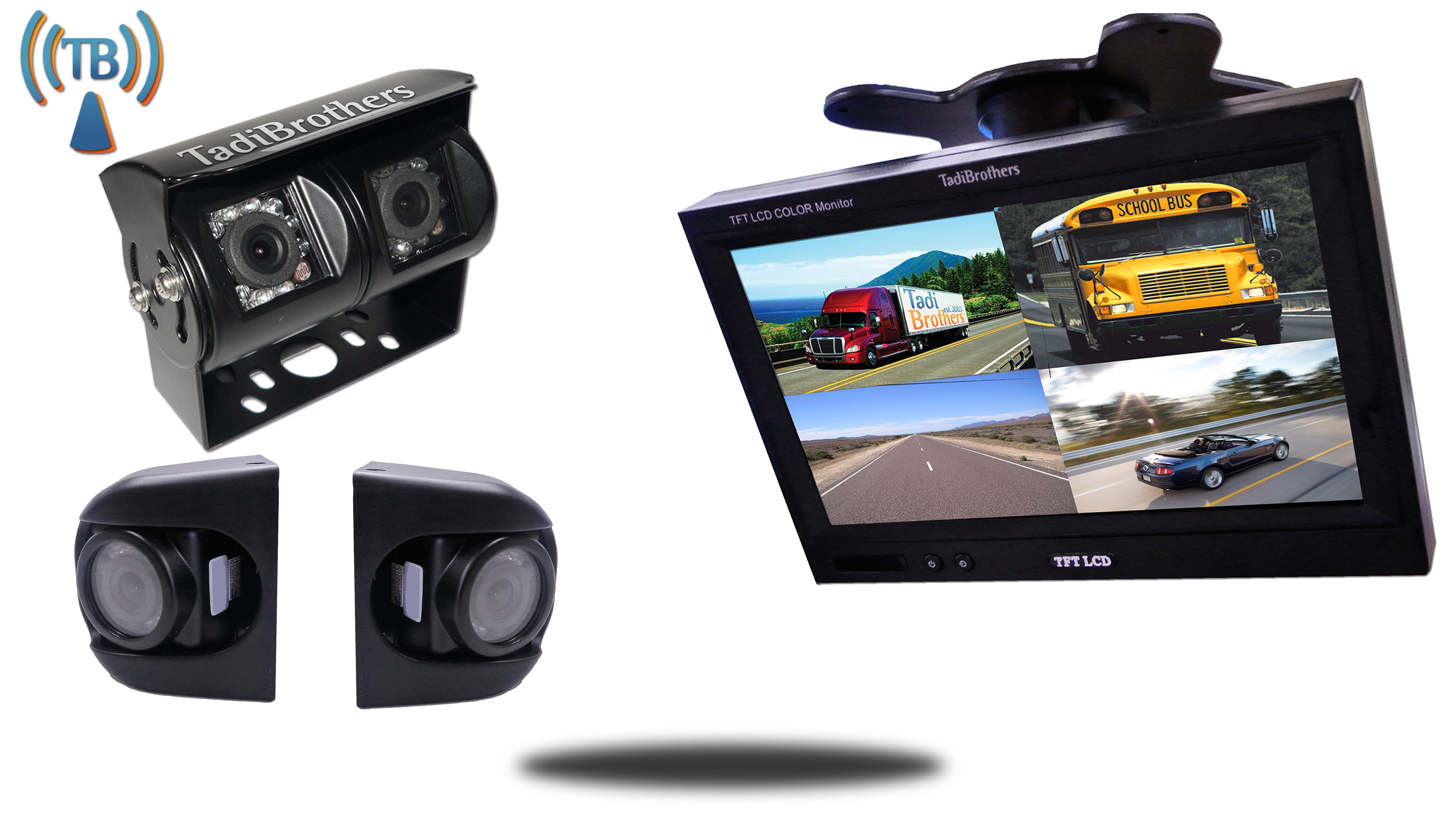 Tadibrothers 9 Inch Wireless Ultimate RV Backup Camera System with ...