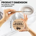 1 Set Composite Wood Board Cup Mats Set Printed Coasters Word 100x5mm ...