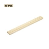 Square Wooden Sticks, 10"x0.2"x0.2" Dowel Rod Unfinished Hardwood Stick ...