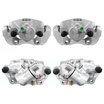 AutoShack Front and Rear Brake Calipers Set of 4 Assembly with Bracket ...