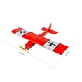 Pinnaco Flying Toy Airplane 580mm Wingspan Balsa Wood DIY Electric ...