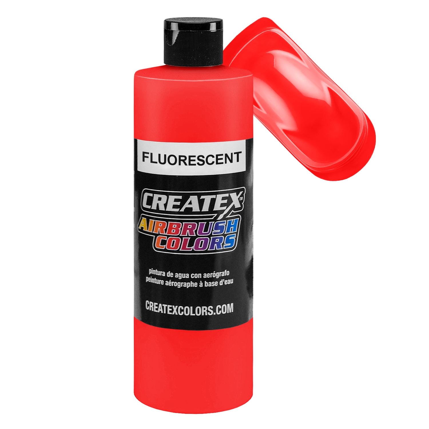 Createx 5400 Fluorescent Red Airbrush Artist Colors 2.0 oz Bottle ...