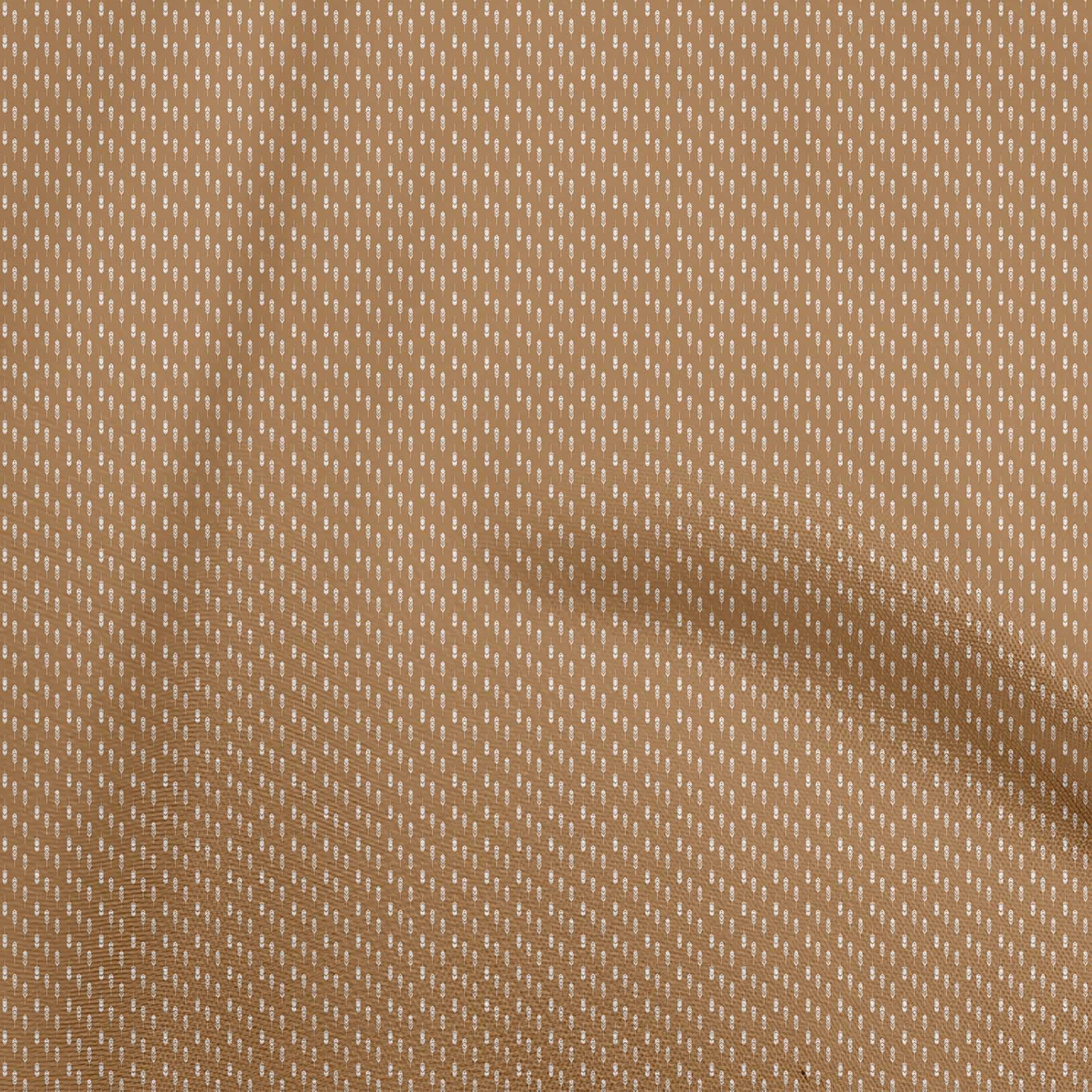 oneOone Cotton Flex Brown Fabric Tribal Sewing Craft Projects Fabric ...