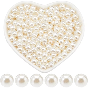 Pearl Beads for Jewelry Making , 1680PCS 6mm Round Pearl Beads Colorful ...