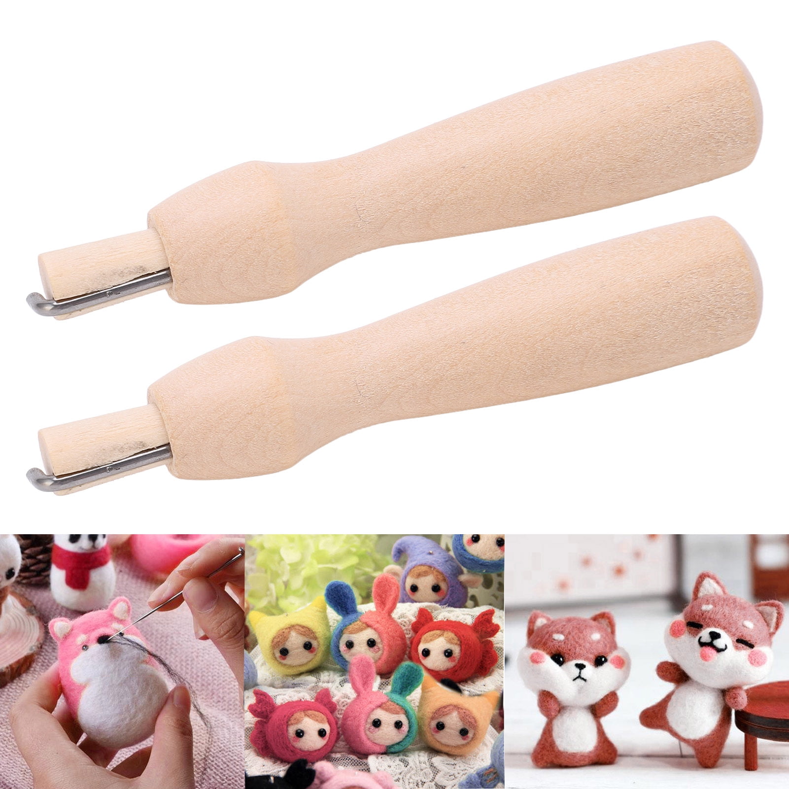 Click here for Fyydes Needle Felting  Felting Needles 5 Pcs Woode... prices