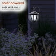 Alpine Corporation Solar Black 3-Function LED Light - Stake, Wall Light ...