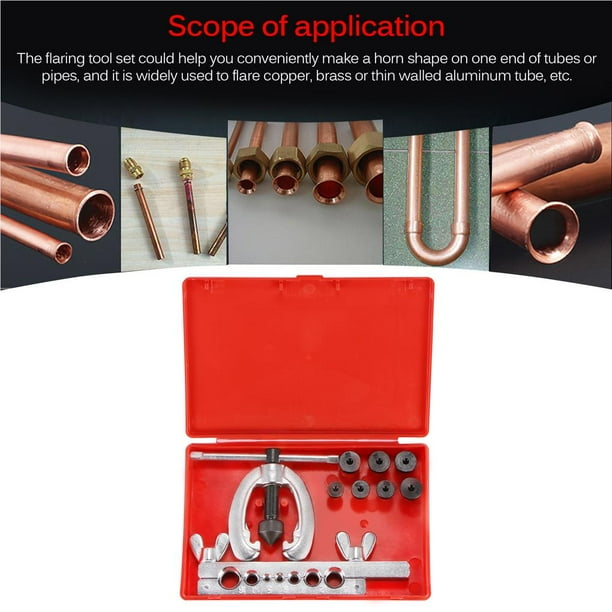 Brake Line Flaring Tool Fuel Pipe Repair flaring Flaring Die Tool Clamp ...