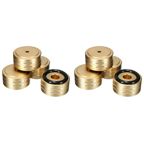 8Pcs 40X20mm Aluminum HIFI AMP Speaker Isolation Stand Turntable DAC ...