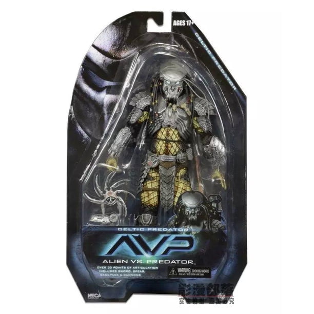 NECA Predator AVP Predator Wave 15 Scar 14 Wave Cat Face Celtic Modelo ...