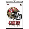NFL San Francisco 49ers - Drip Helmet 20 Wall Poster with Magnetic ...