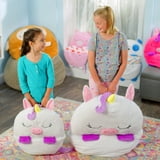 Happy Nappers: Pillow & Sleepy Sack: Medium - White Unicorn - 54 x 20 ...