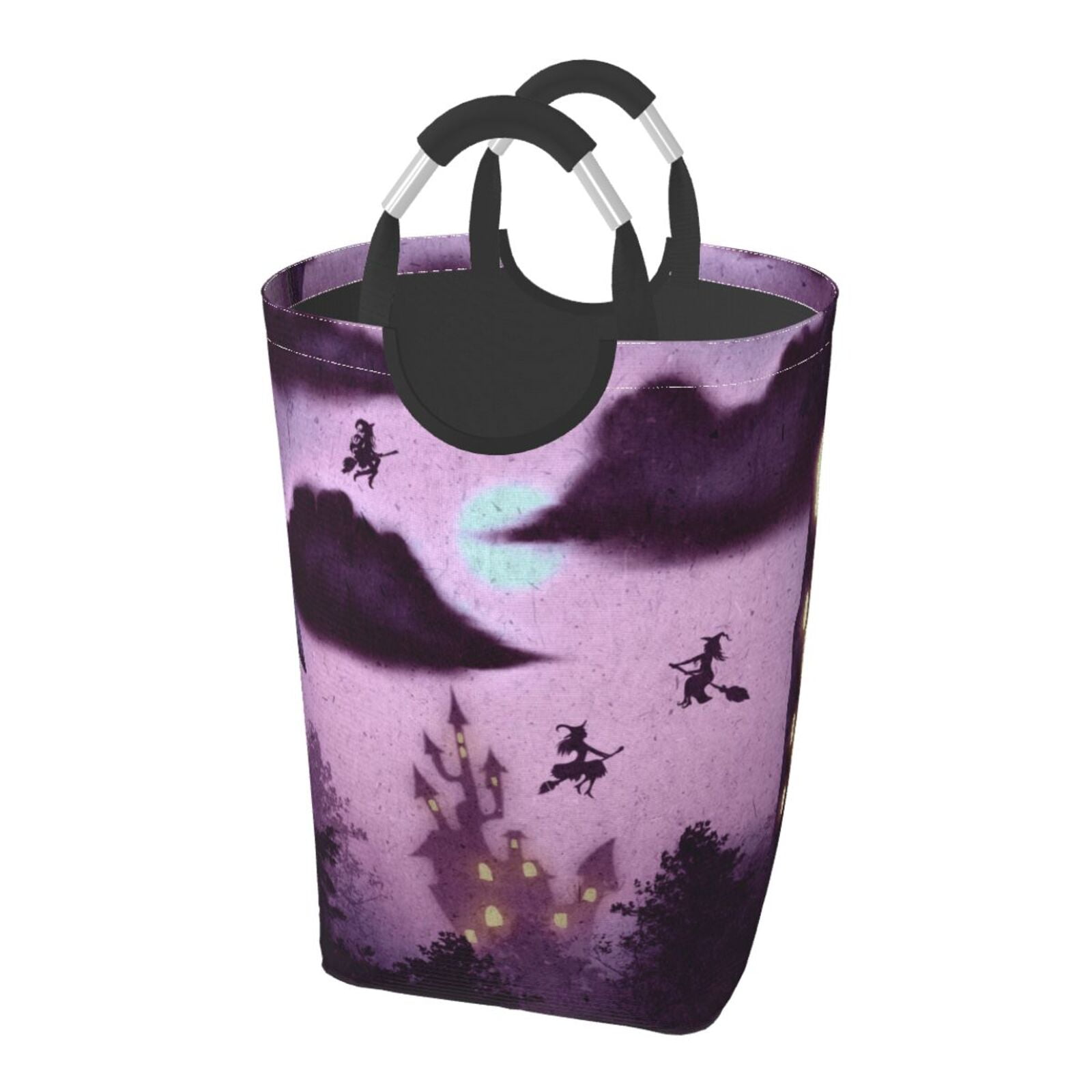 Witches Castle Halloween Rectangular Laundry Basket Organizer ...