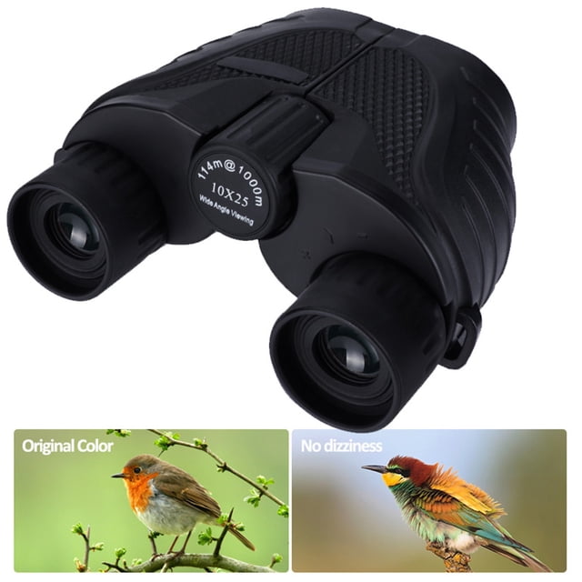 KKSQ 10x25 Compact Zoom Binoculars Light Night Vision Telescope,FMC ...