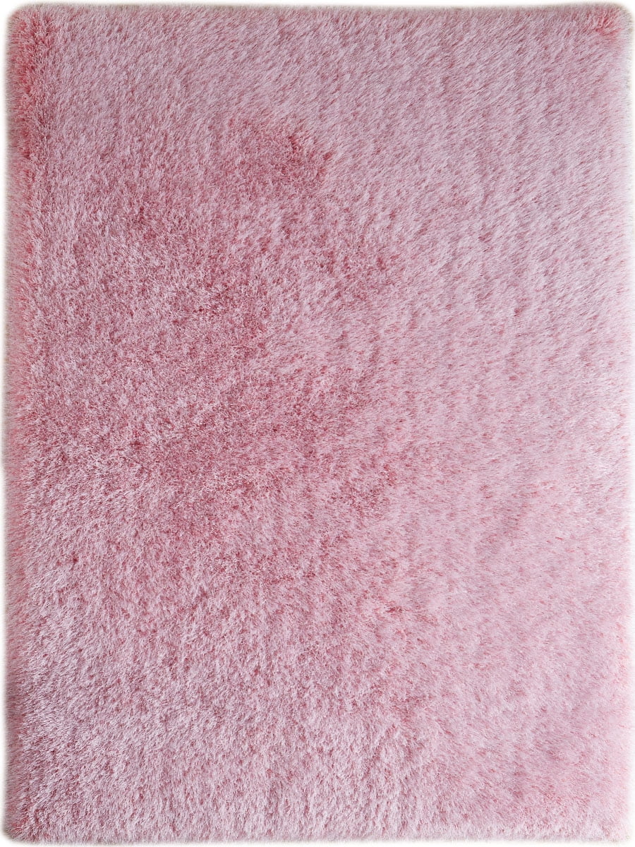 AMER Pink Shag Area Rug 9'x13'6" - Walmart.com
