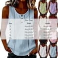 ClodeEU Women's Round Neck Sleeveless Tank Top,Casual Loose Fit Solid ...