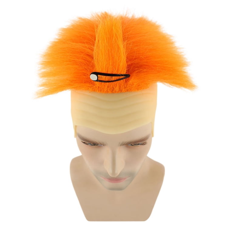 Orange Spiky Wig