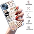 Beige Aesthetic Christian Quotes Phone Case - Vintage Bible Verse Art ...