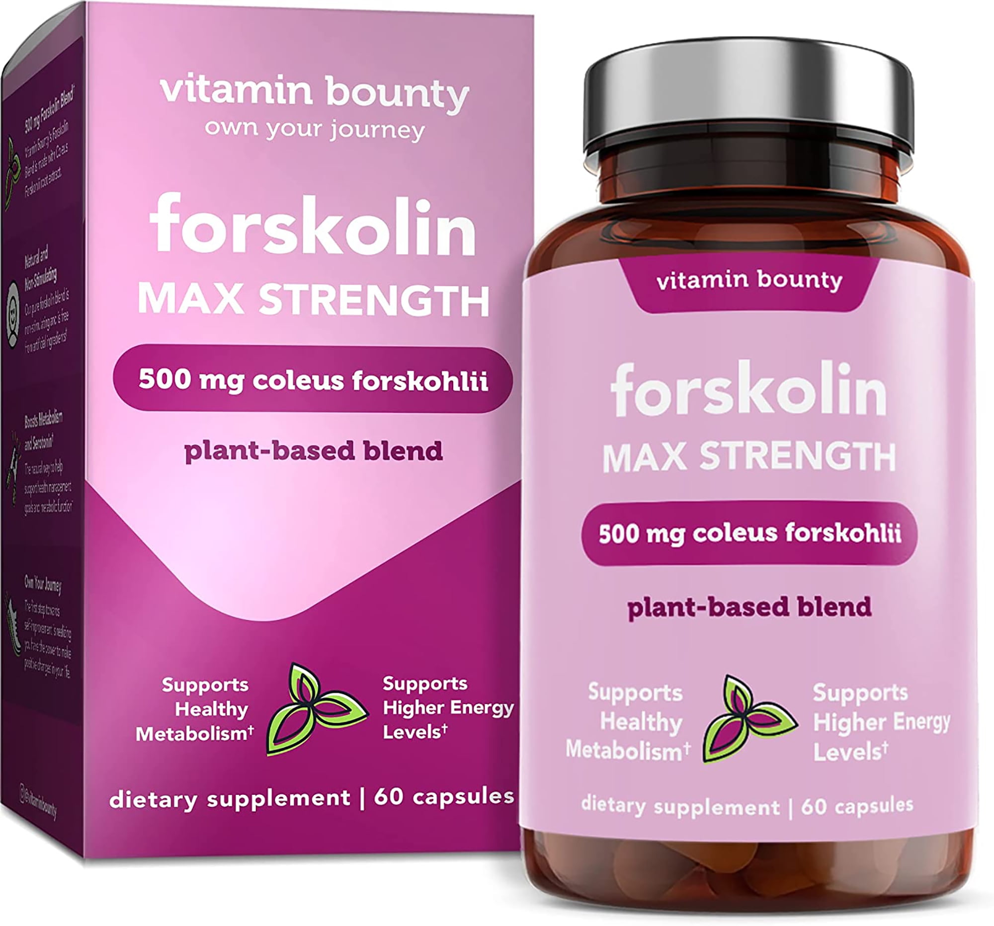 Vitamin Bounty Forskolin Max Strength, Weight Management Unisex, 60 ...