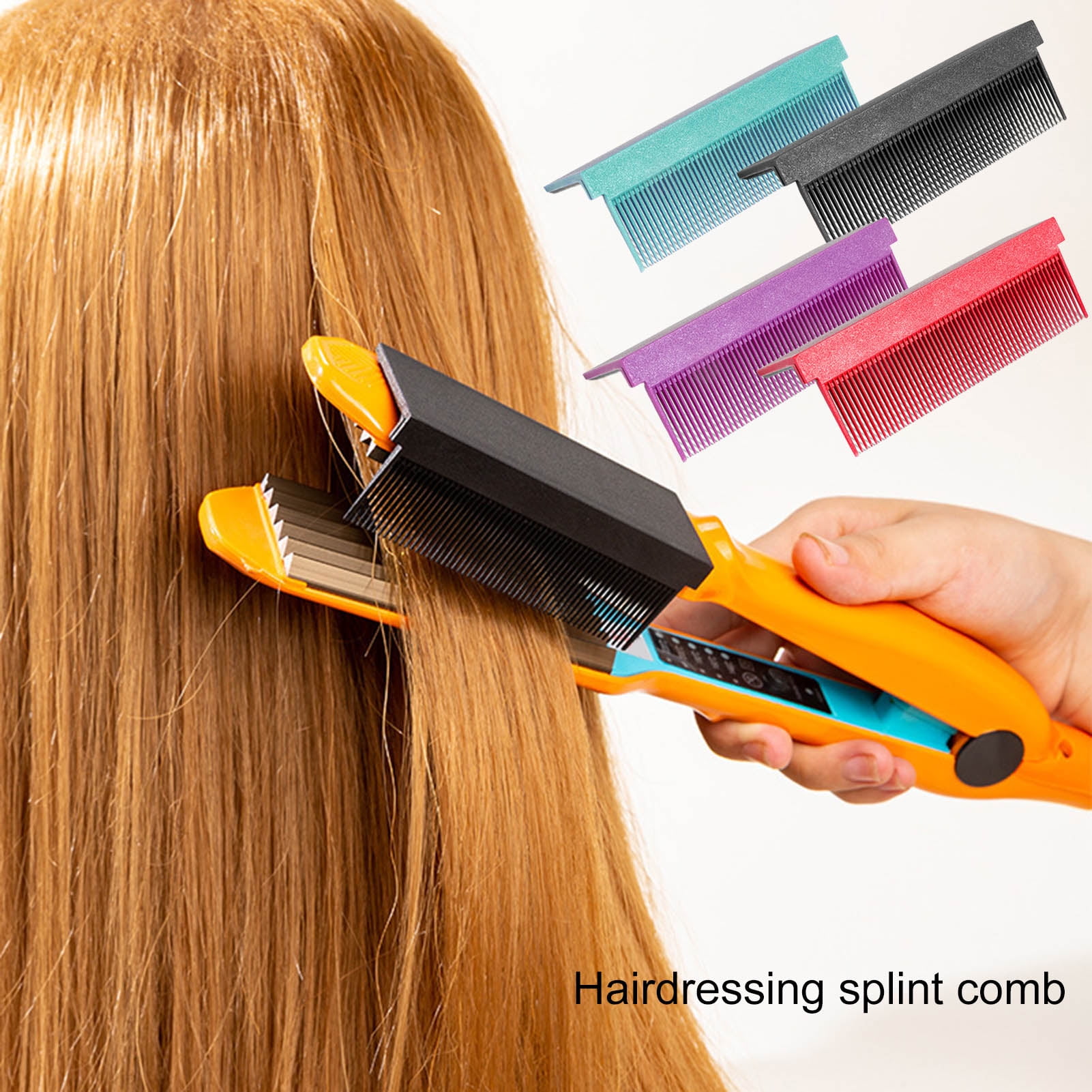 GROFRY Hair Styling Comb Good Viscosity Heat-resistant V Shape Dense ...