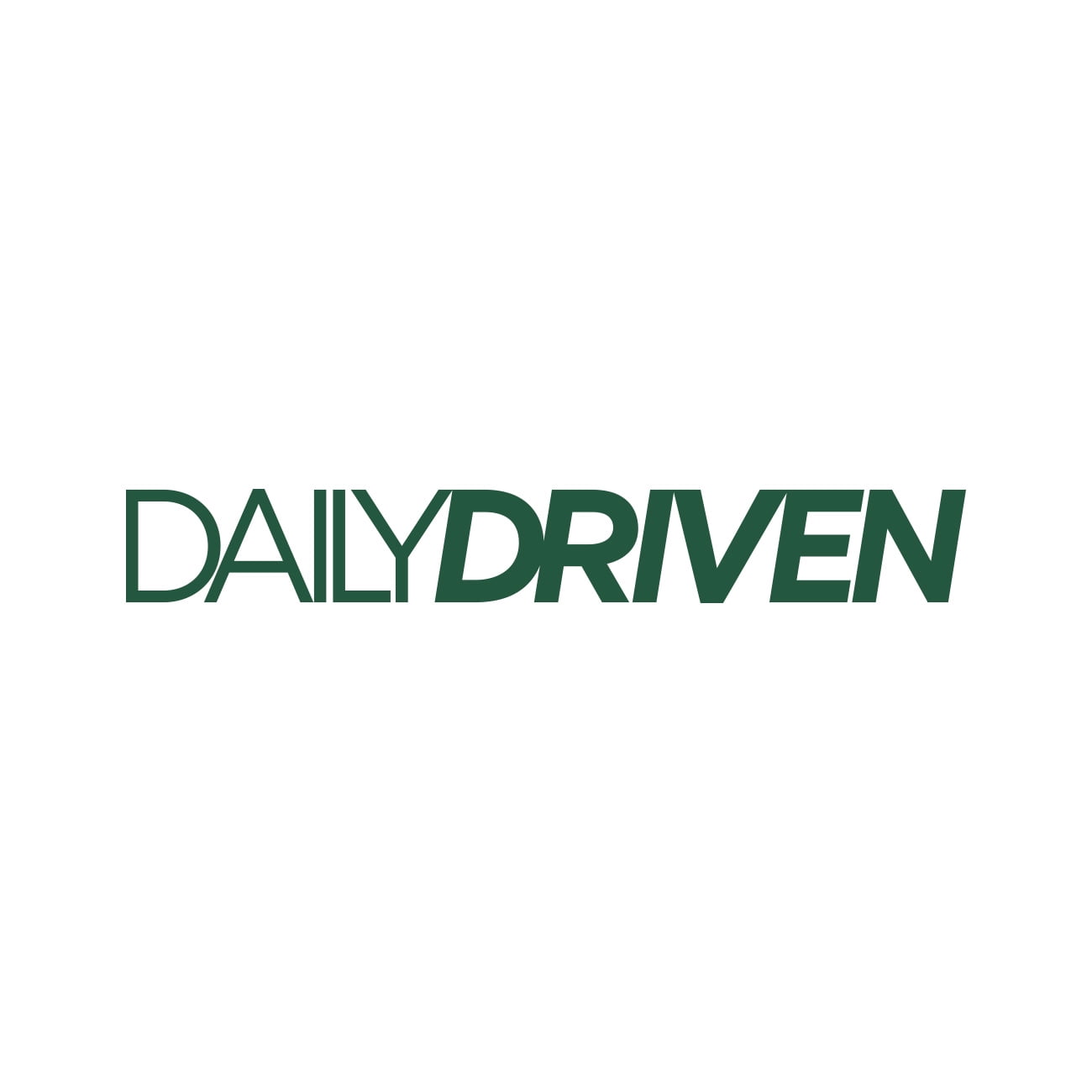 Daily Driven Sticker Decal Die Cut - Self Adhesive Vinyl - Weatherproof ...