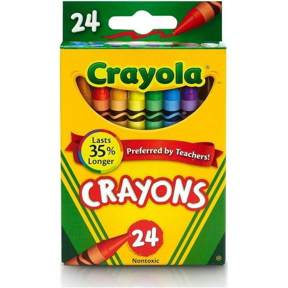 Crayola Classic Bold Crayons, 64 Count with Sharpener - Walmart.com