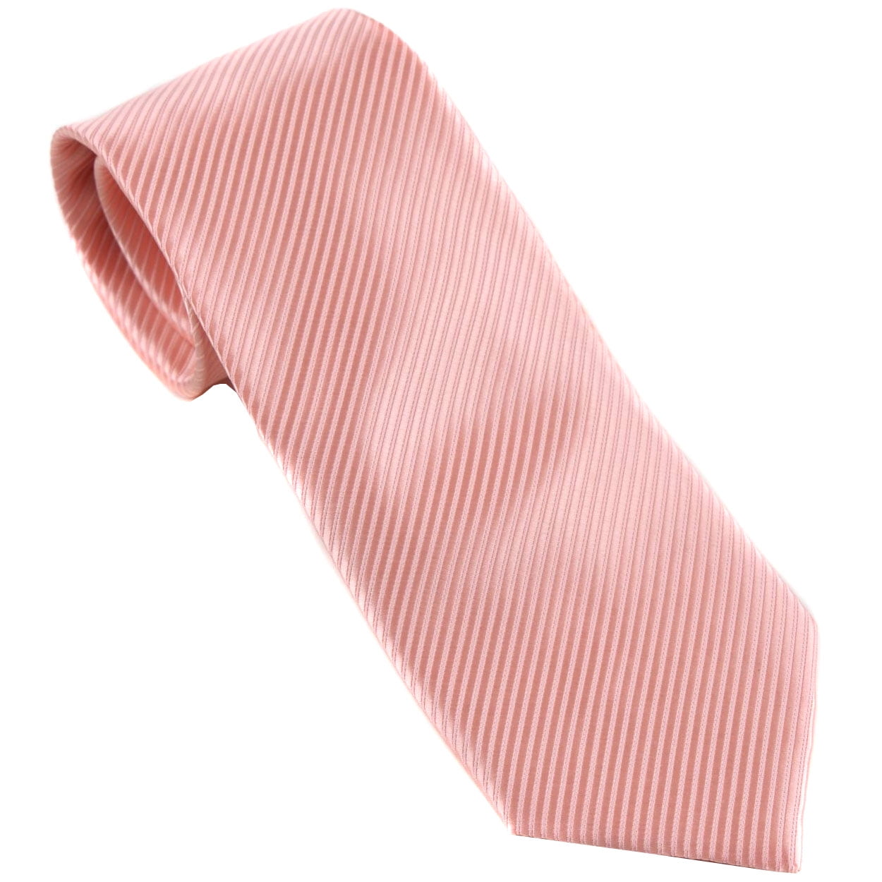Men's Solid Microfiber Neck Tie - Peach, 59 inches, 3.50 inches, Free Shipping - Walmart.com