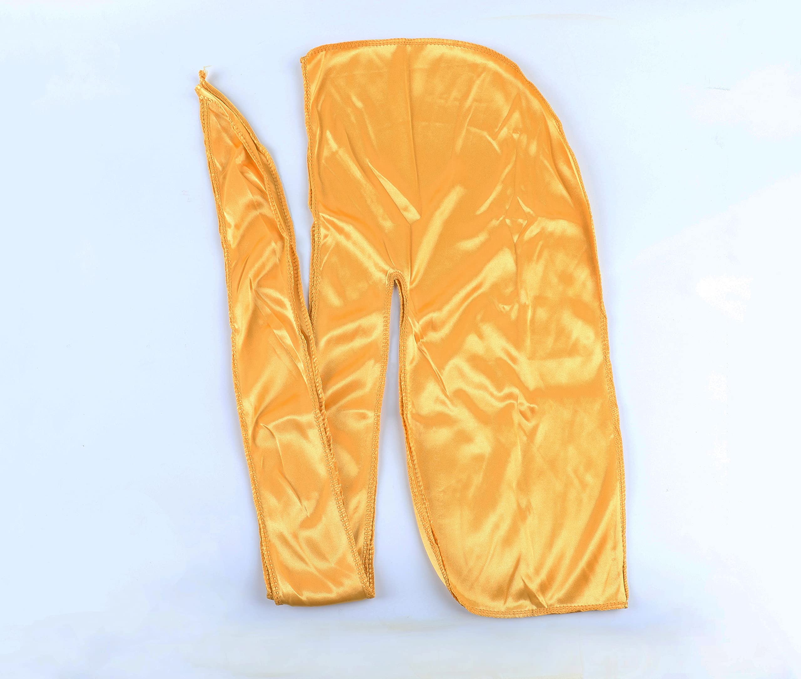 Silky Gold Durag Waves - Gold Yellow Durag 360 waver Du Rag with long ...