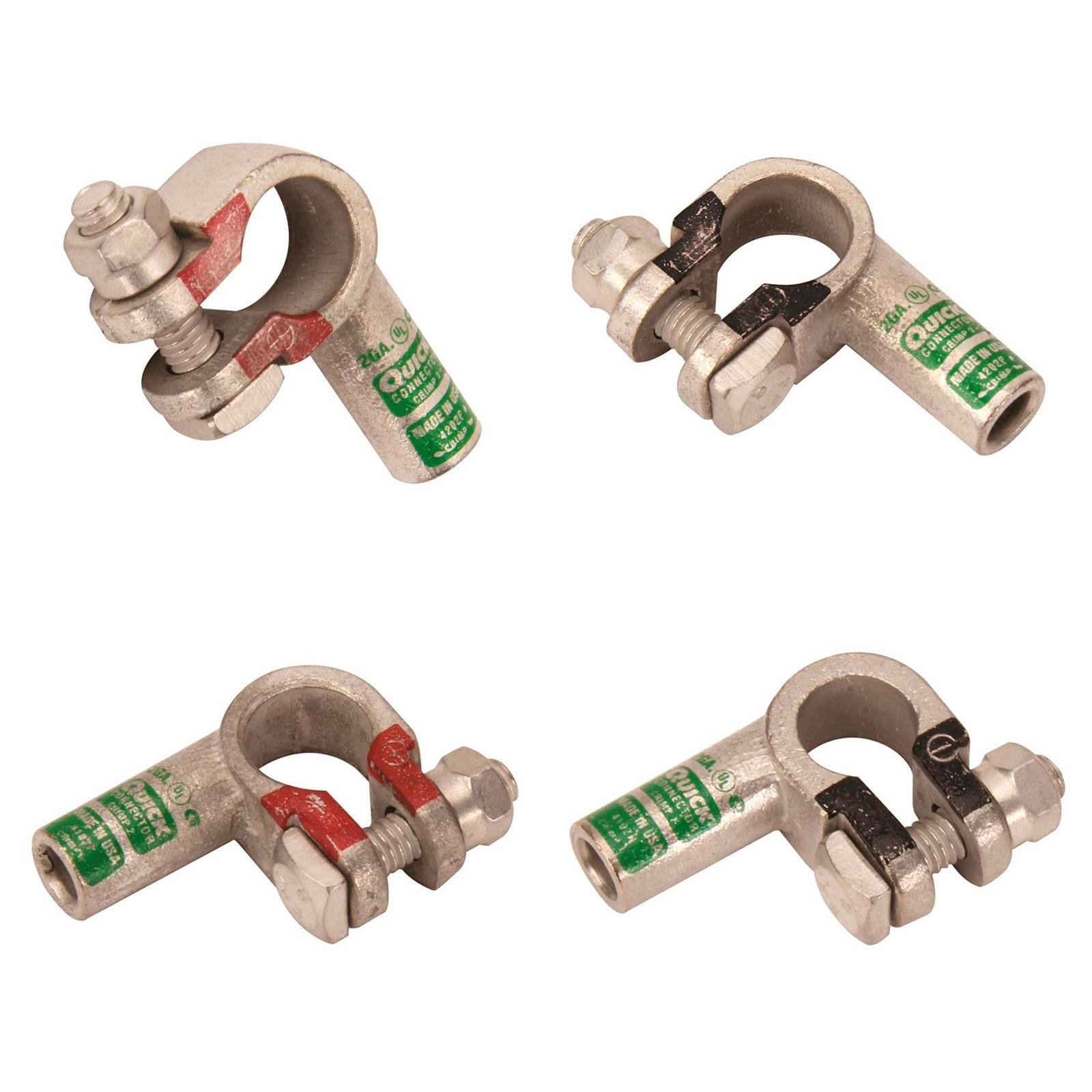 Quick Cable Battery Terminal Connector Kit, 2 Gauge Wire - Walmart.com