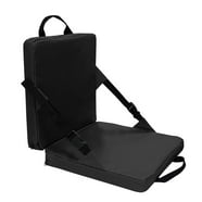 Seamander Large-Size Foldable Stadium Seat Chair, Padded Back Support ...
