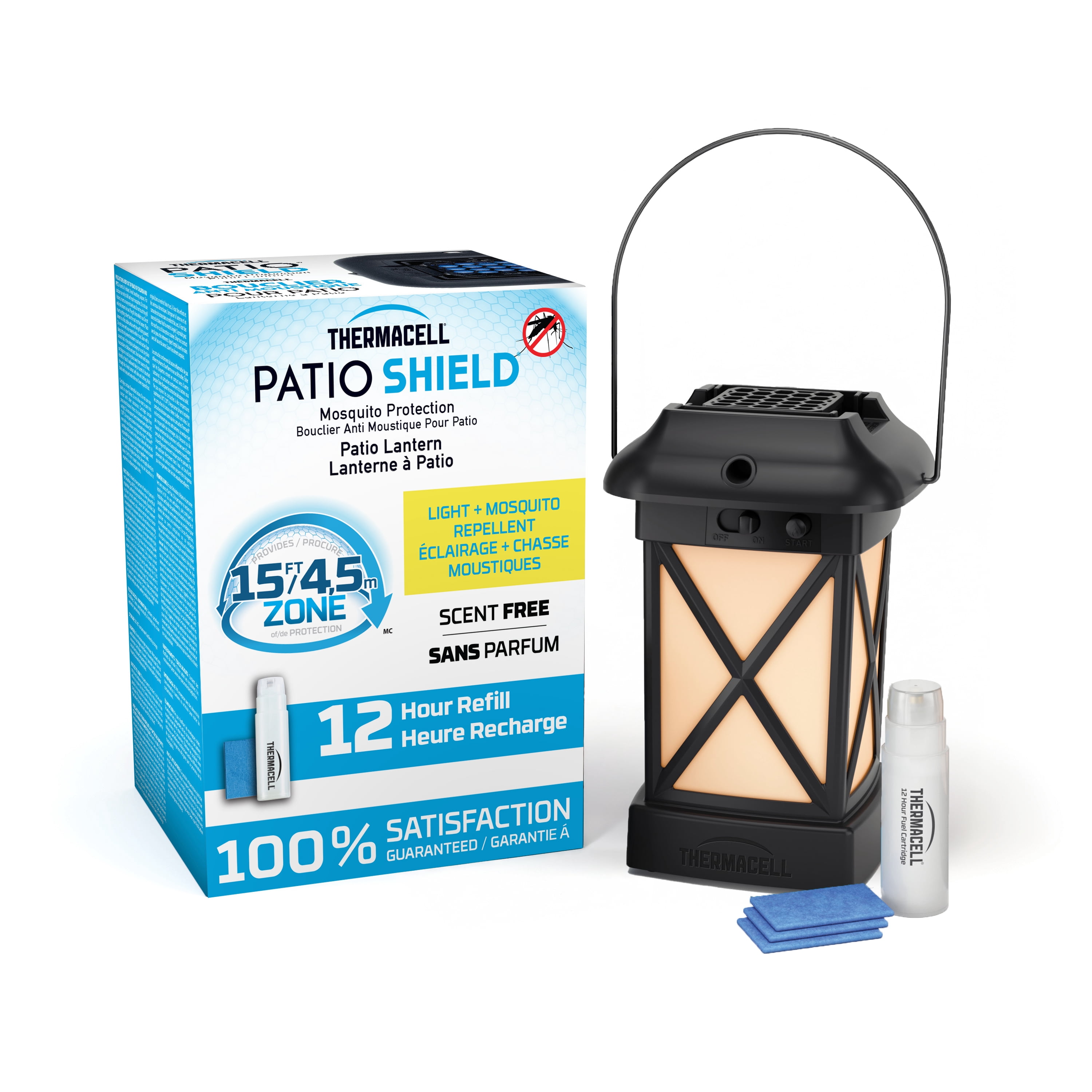 Thermacell Mosquito Repellent, Patio Shield Lantern XL, Patio Shield ...