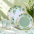 280pcs Forest Party Supplies Decorations Serve 40, Paper Plates and ...