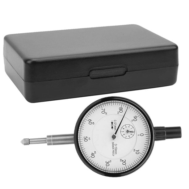 Industrial Tools Dial Indicator Gauge 0.01MM Accuracy 0-10MM Range Shockproof Measuring Tool 5 x ...