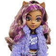 Monster High Clawdeen Wolf Fashion Doll, Sleepover Accessories ...