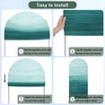 Abstract Ocean Arch Backdrop Cover 5 FT Teal Gradient Oil Painting ...